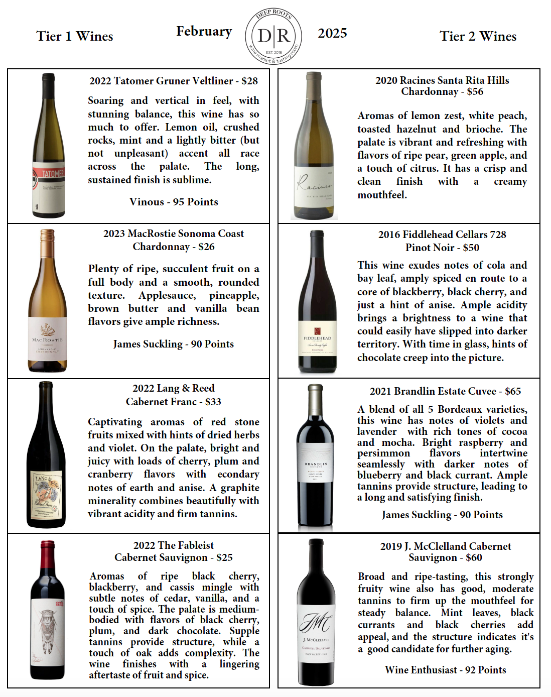 Wine Club | Deep Roots Wine Market